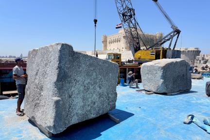 The Gates of the Alexandria Lighthouse Emerge from the Sea! | La ...